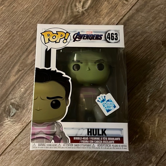 Funko | Other | Funko Pop Marvel Avengers Hulk 463 Funko Insider Club ...